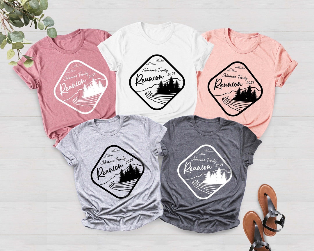 Personalized Family Reunion Shirt, Custom Family Name Shirt, Summer ...