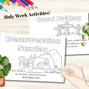 Easter Story Printable! Holy Week Activities! Bible Story Cards for ...