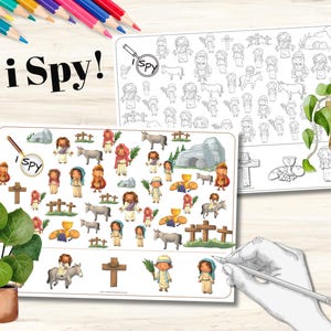 Easter Story Printable! Holy Week Activities! Bible Story Cards for ...