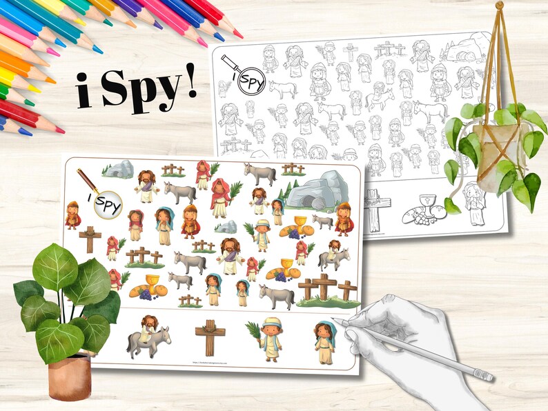 Easter Story Printable! Holy Week Activities! Bible Story Cards for ...