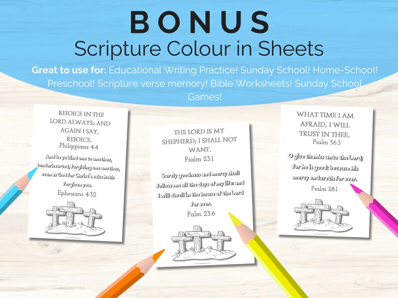 21 Bible Verse Tracing Sheets Tracing Verses Writing Practice Kids ...