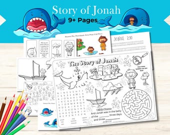 David and Goliath Bible Printables – Faith Kit With Crafts, Coloring ...