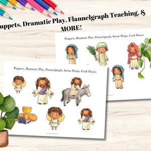 Easter Story Printable! Holy Week Activities! Bible Story Cards for ...