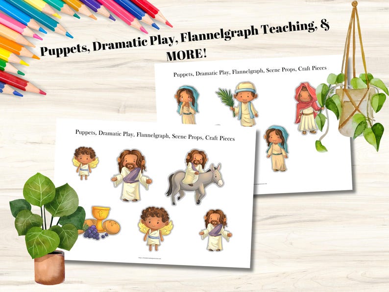 Easter Story Printable! Holy Week Activities! Bible Story Cards for ...