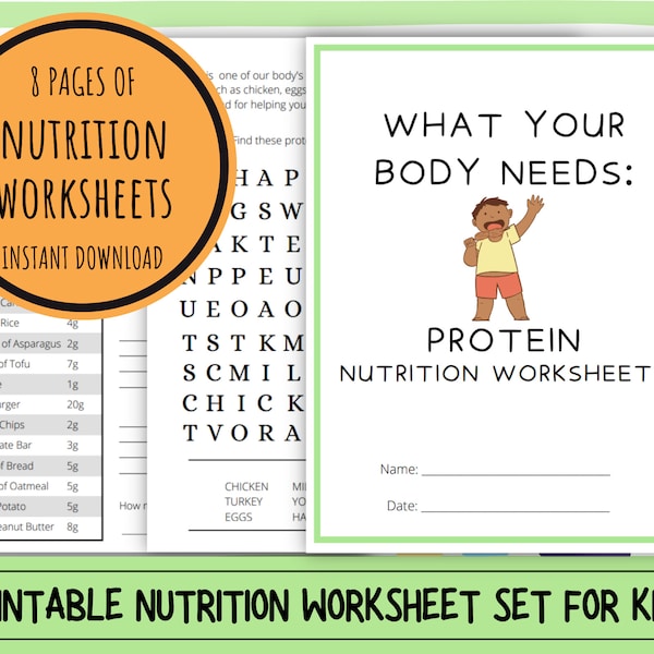 Protein Printable - Etsy