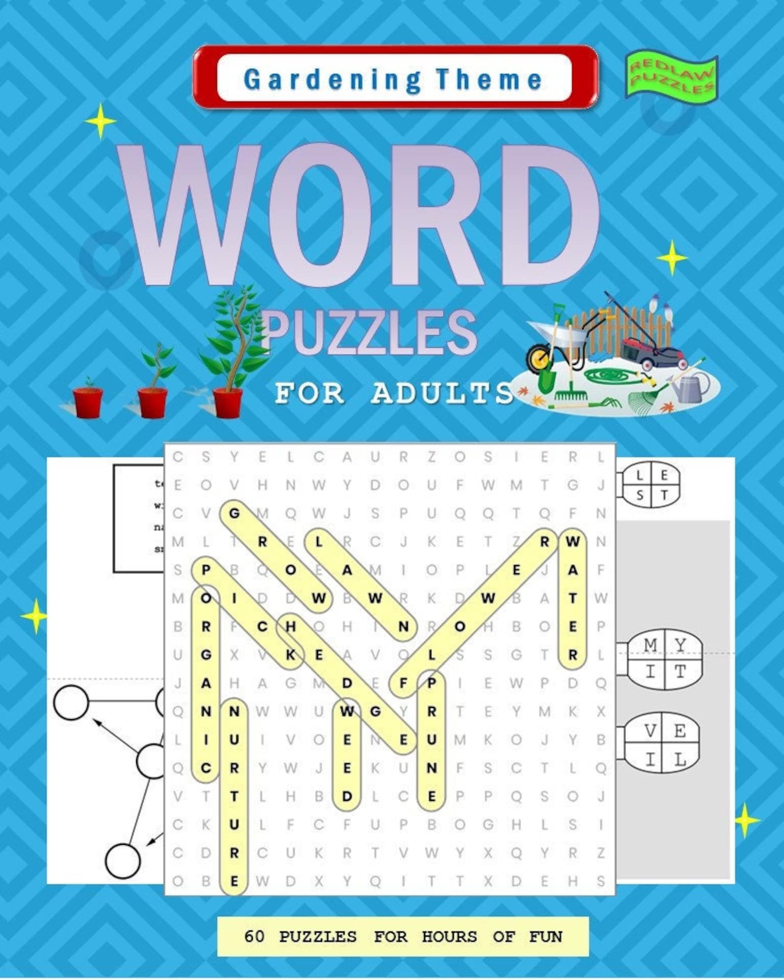 Printable Downloadable Word Puzzles : 60 Word Puzzles - Etsy
