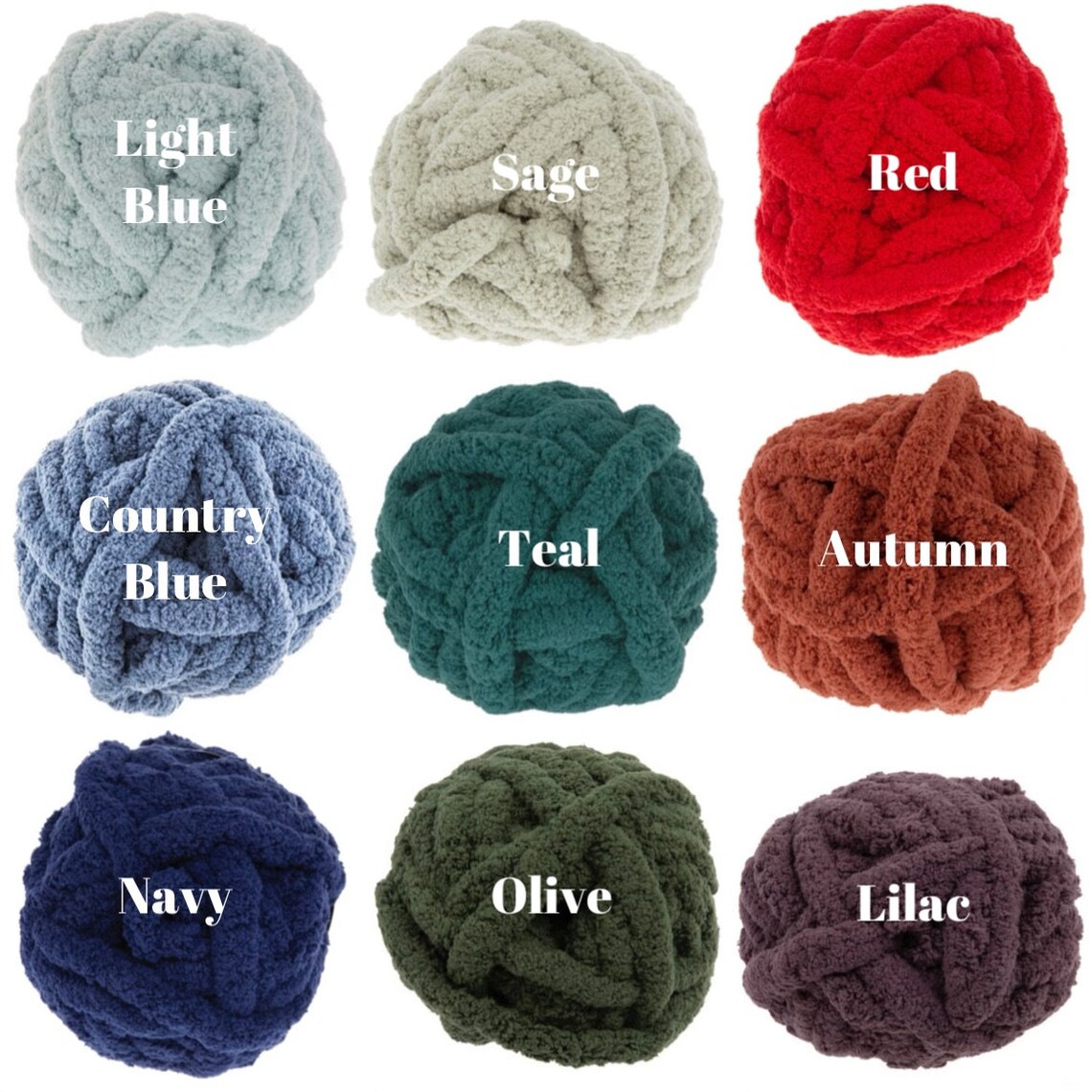 Tri-colored Chunky Knit Blanket - Etsy