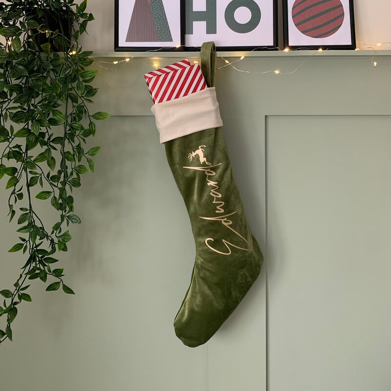 Green Stocking - Etsy