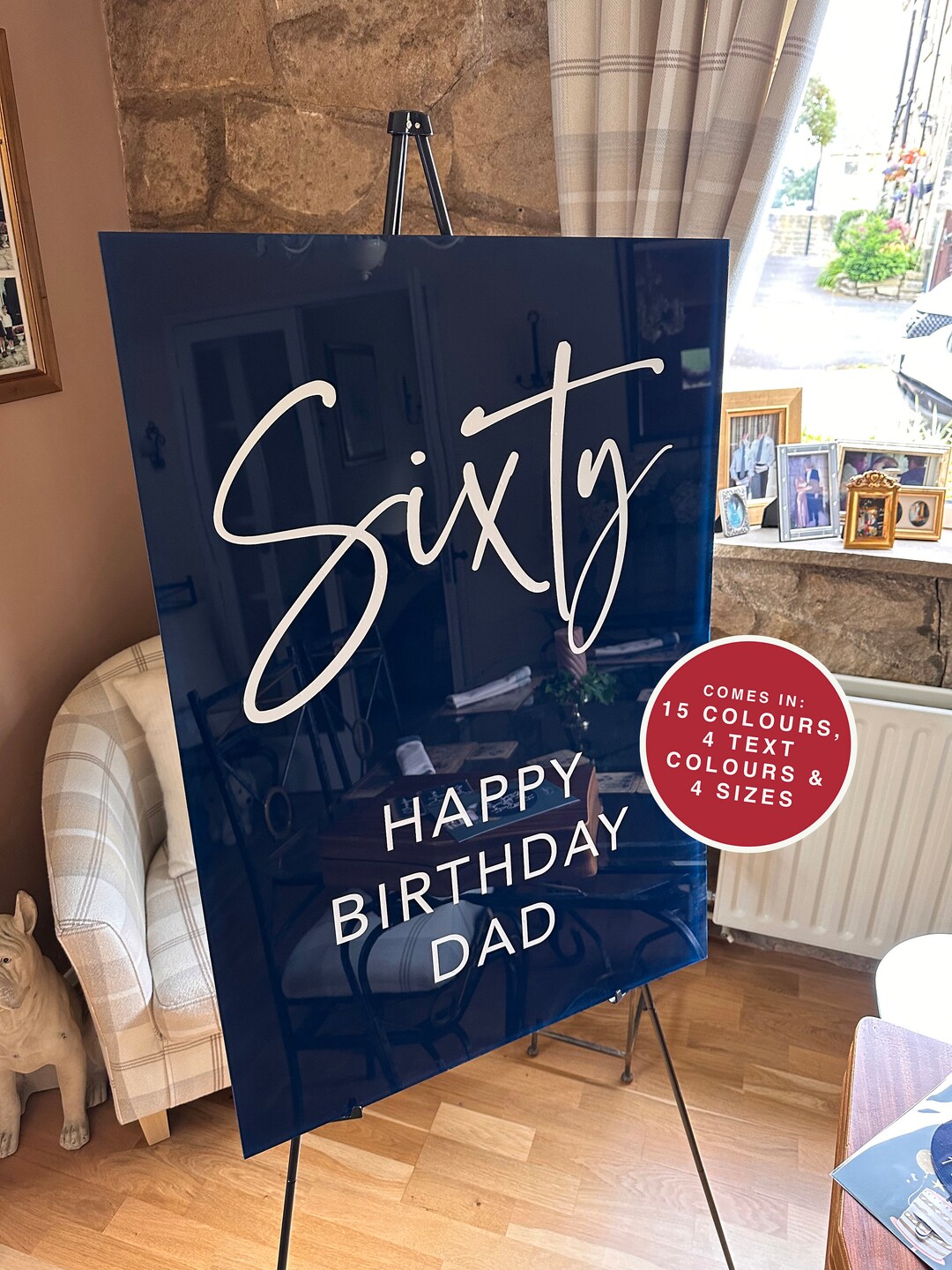 Clear Perspex Birthday Sign Baby Shower Sign Anniversary - Etsy