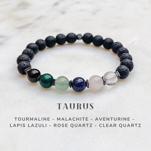 Taurus Gifts, Taurus Crystals Zodiac Bracelet, Astrology Jewelry - Etsy
