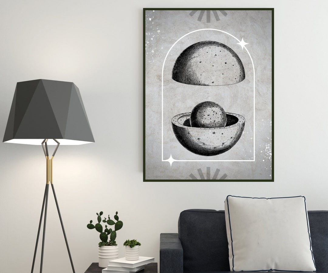 Grey Scale Wall Art | Abstract Wall Art Print | Modern Wall Art | Sizes ...