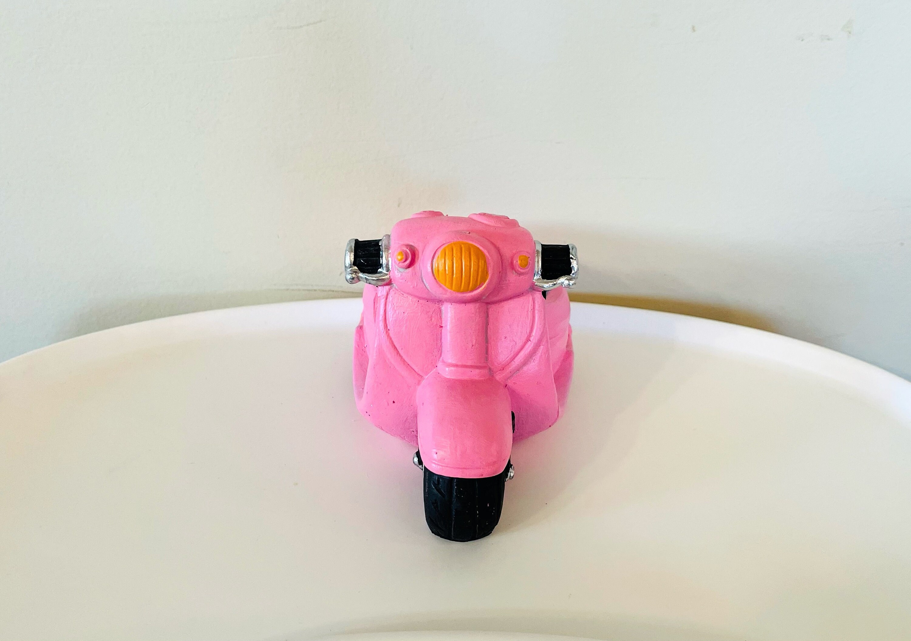 Pink Scooter Planter / Indoor Succulent Plant Pots / Cute Concrete ...