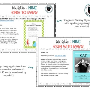 Nine-month-old, Infant Activities, Parent Curriculum, Printable ...