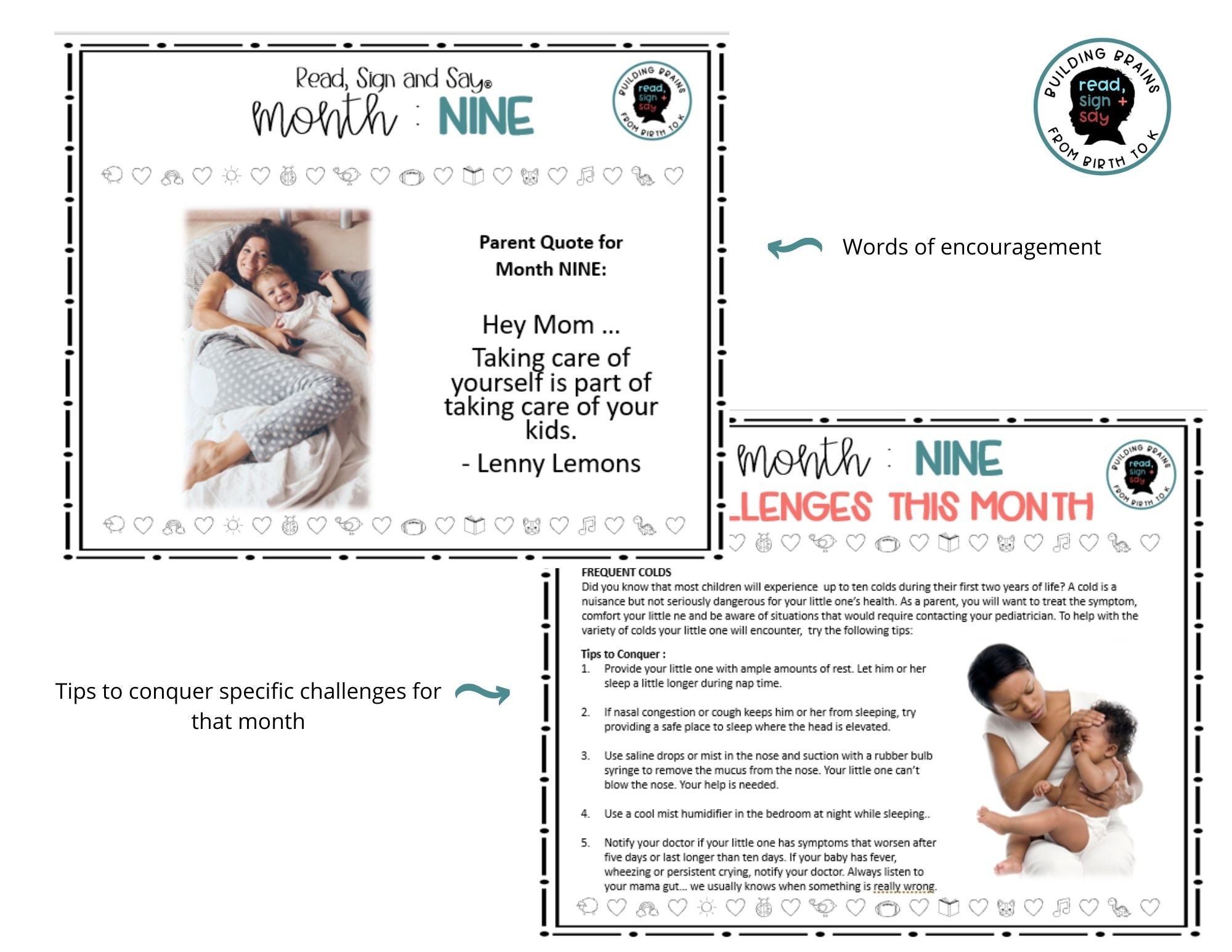 Nine-month-old, Infant Activities, Parent Curriculum, Printable ...