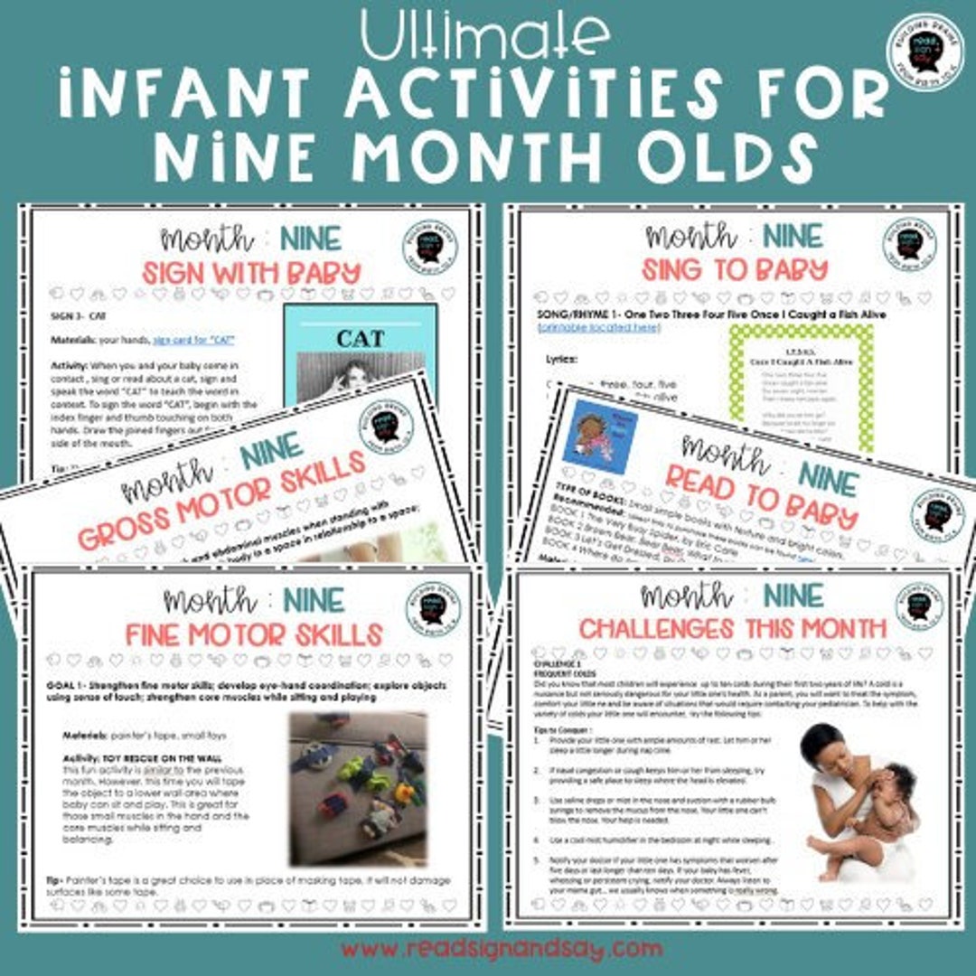 Nine-month-old, Infant Activities, Parent Curriculum, Printable ...