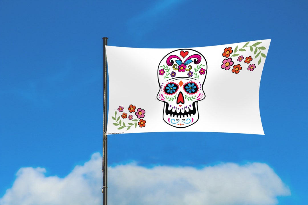 Day of the Dead Flag in a Bag by Festivology - Etsy