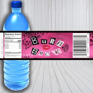 Mean Girls Quote Inspired Party Labels/water Bottle Label/party ...