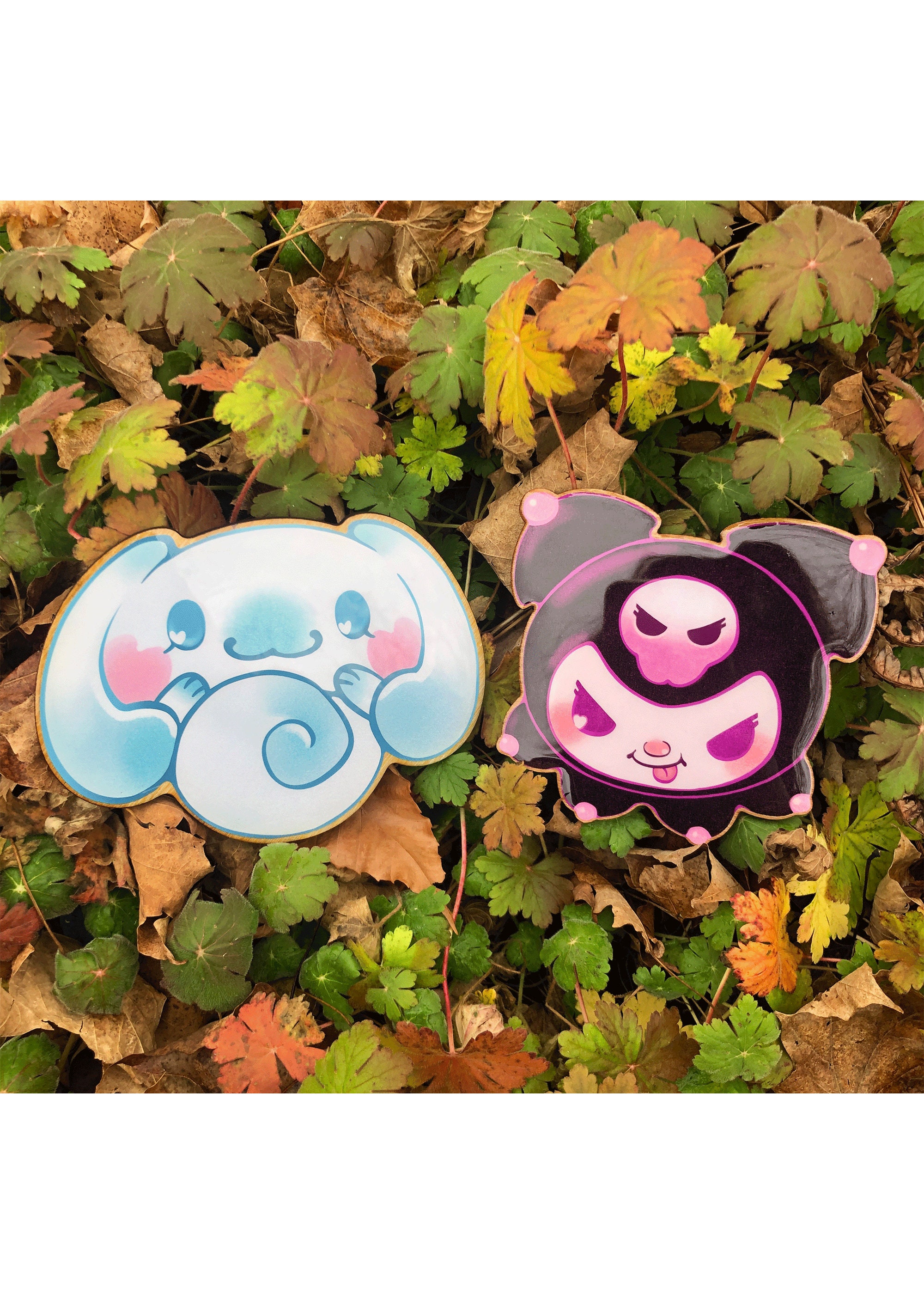 Cute Coaster Set Bunny, Jester, Puppy - Etsy