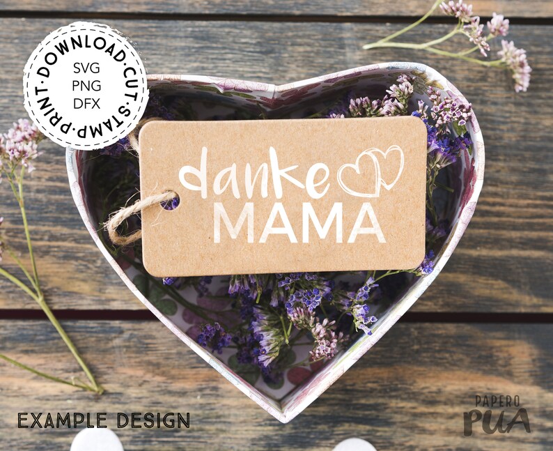 Plotterdatei Muttertag SVG Bundle, Mama Herz & Text Set, deutsch, stempel, druck, bügeln, cricut ...