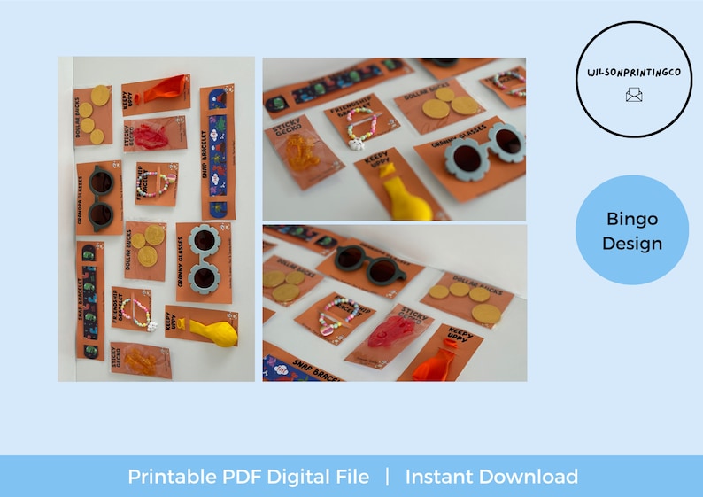 Bluey Printable Party Favours | Bingo Printable Party Favors | Party ...