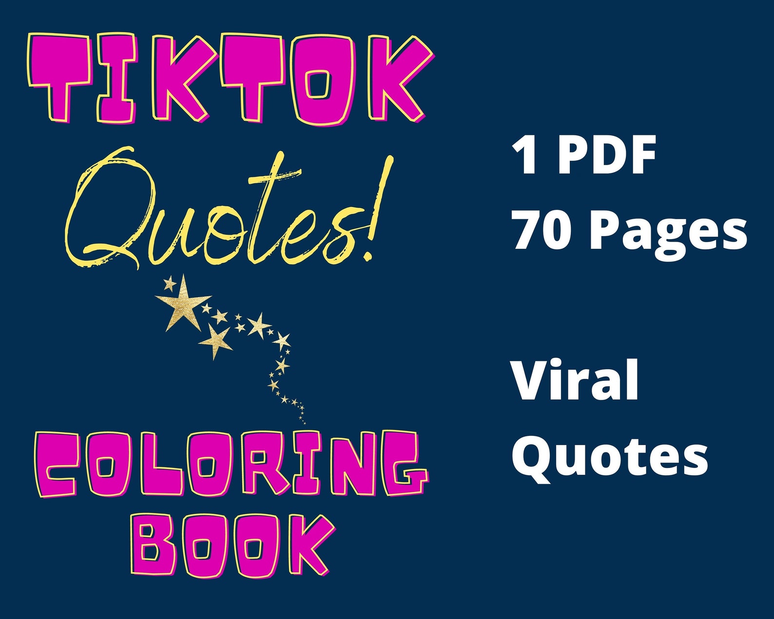 Tiktok Coloring Pages - 70 Printable Pages - Etsy
