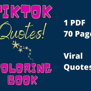Tiktok Coloring Pages - 70 Printable Pages - Etsy