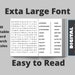 40 Jumbo Font Word Search Puzzle - Extra Large Print Word Search - 40 ...