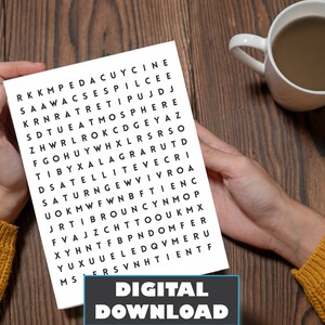 40 Jumbo Font Word Search Puzzle - Extra Large Print Word Search - 40 ...