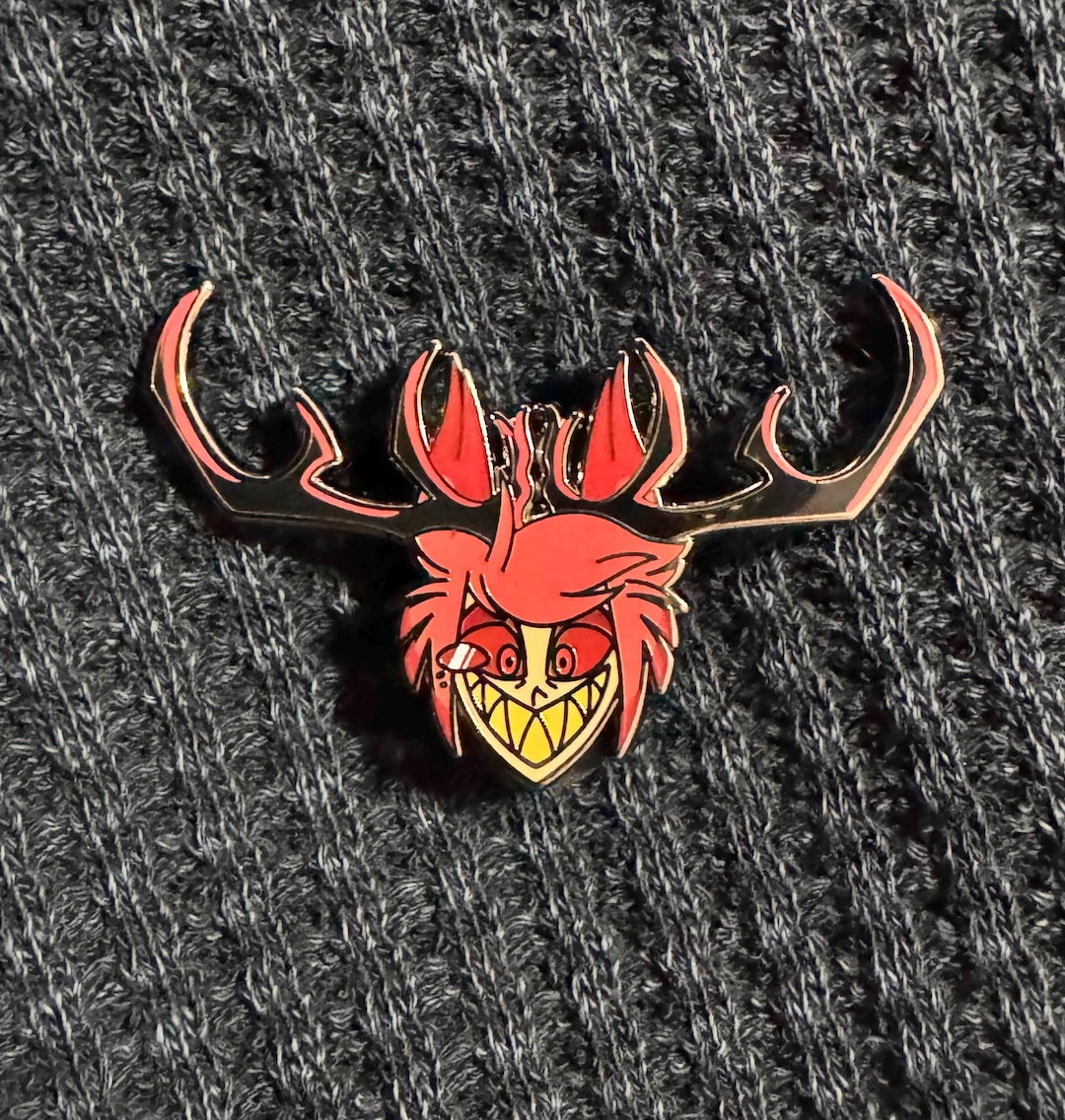Hazbin Hotel Alastor Enamel Pin - Etsy