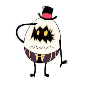 Hazbin Hotel Egg Boy Enamel Pin Etsy