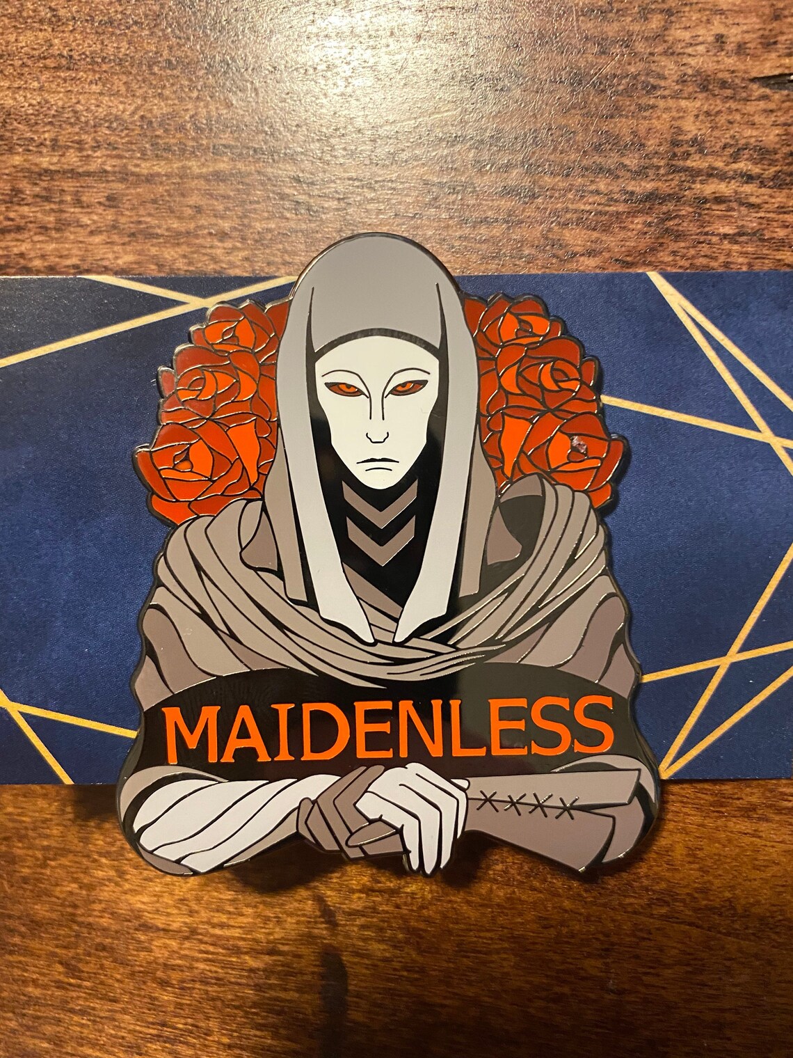 Maidenless Enamel Pin - Etsy Australia