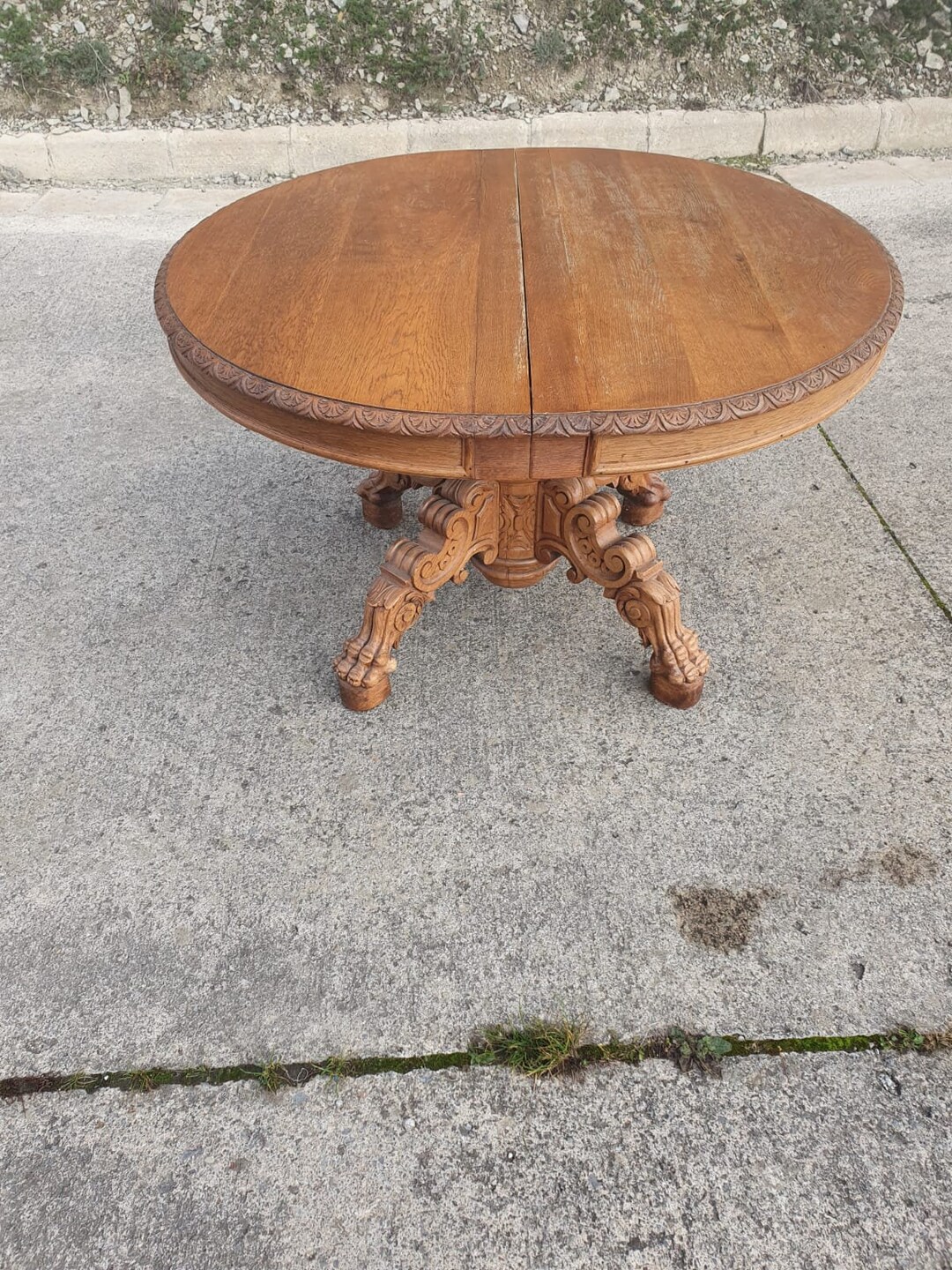 Holztisch Tisch Rund Antique Shabby Vintage Esstisch - Etsy.de