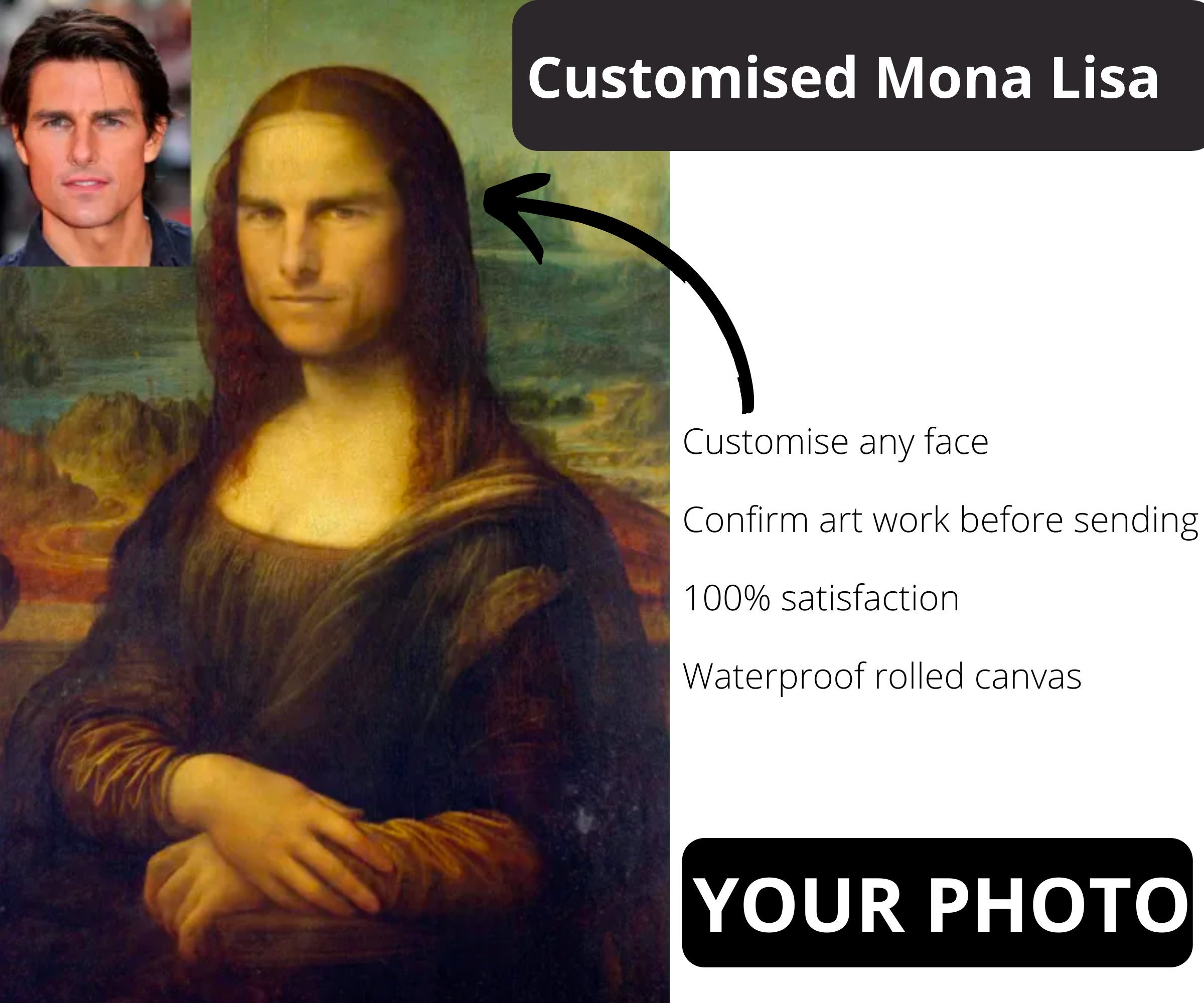 Mona Lisa Selfie Duck Face