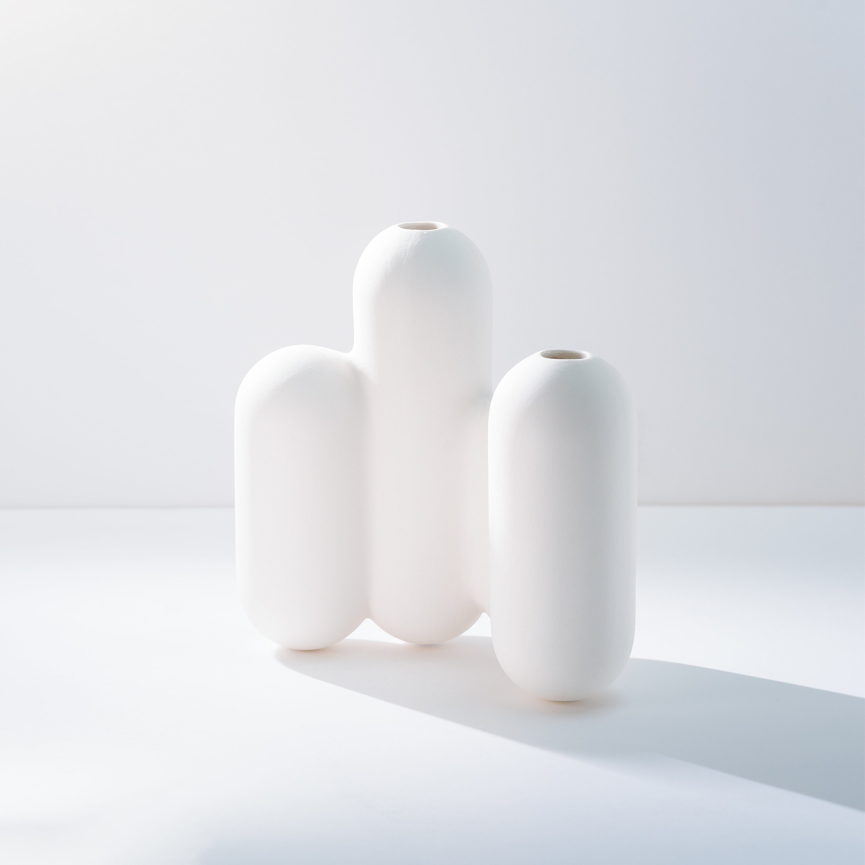 Minimalist Modern White Vase/ Handmade High Quality Clay/ Home - Etsy