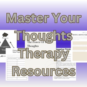 Power of Thoughts, CBT Worksheets, Online Course Module and Activities ...