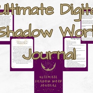 Ultimate Shadow Work Journal Digital Instant Download, Healing Journey ...