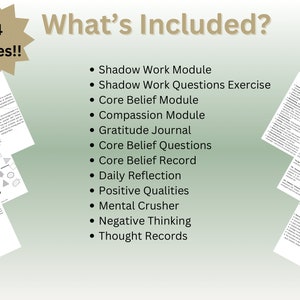 Shadow Work Bundle: Digital Download Resource. Over 40 Pages of ...