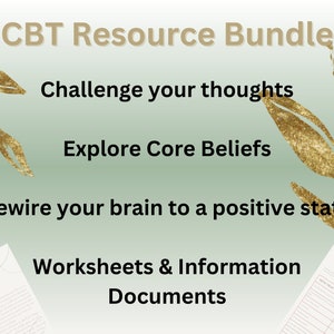 Overcoming Negative Thoughts Mega Bundle: CBT Digital Download ...