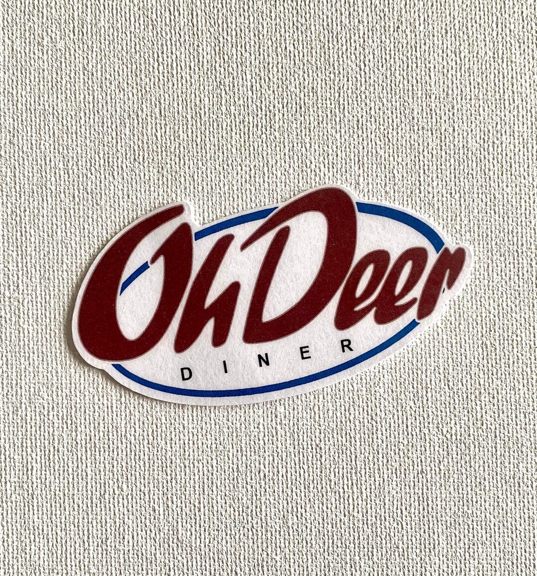 Oh Deer Diner Sticker - Etsy