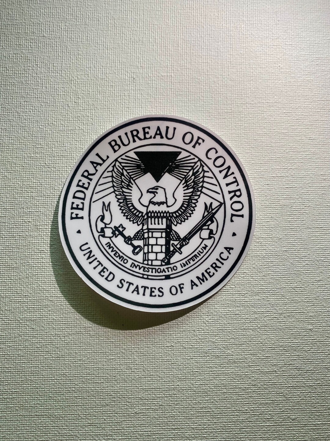 Federal Bureau of Control Sticker - Etsy