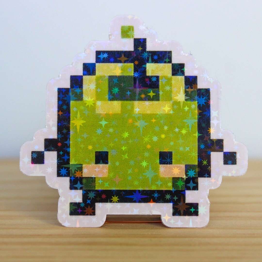 Holographic Junimo Sticker - Etsy