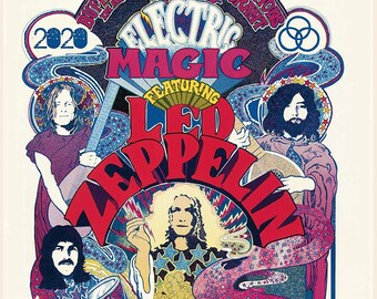 Led Zeppelin Concert Poster | Etsy
