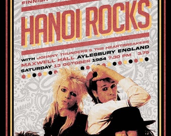 Hanoi Rocks Poster - Etsy
