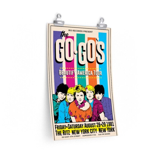 The Go Go's Concert Poster sold by Eric Boyer | SKU 12618305 | Printerval