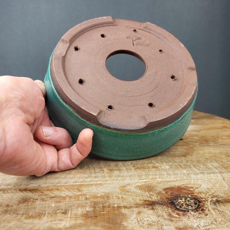 Patina Green Bonsai Pot 7 Inches - Etsy