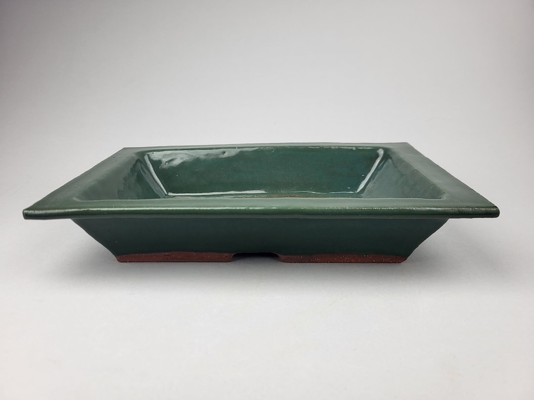 Large Rectangle Bonsai Pot 10.5" X 6.75" - Etsy