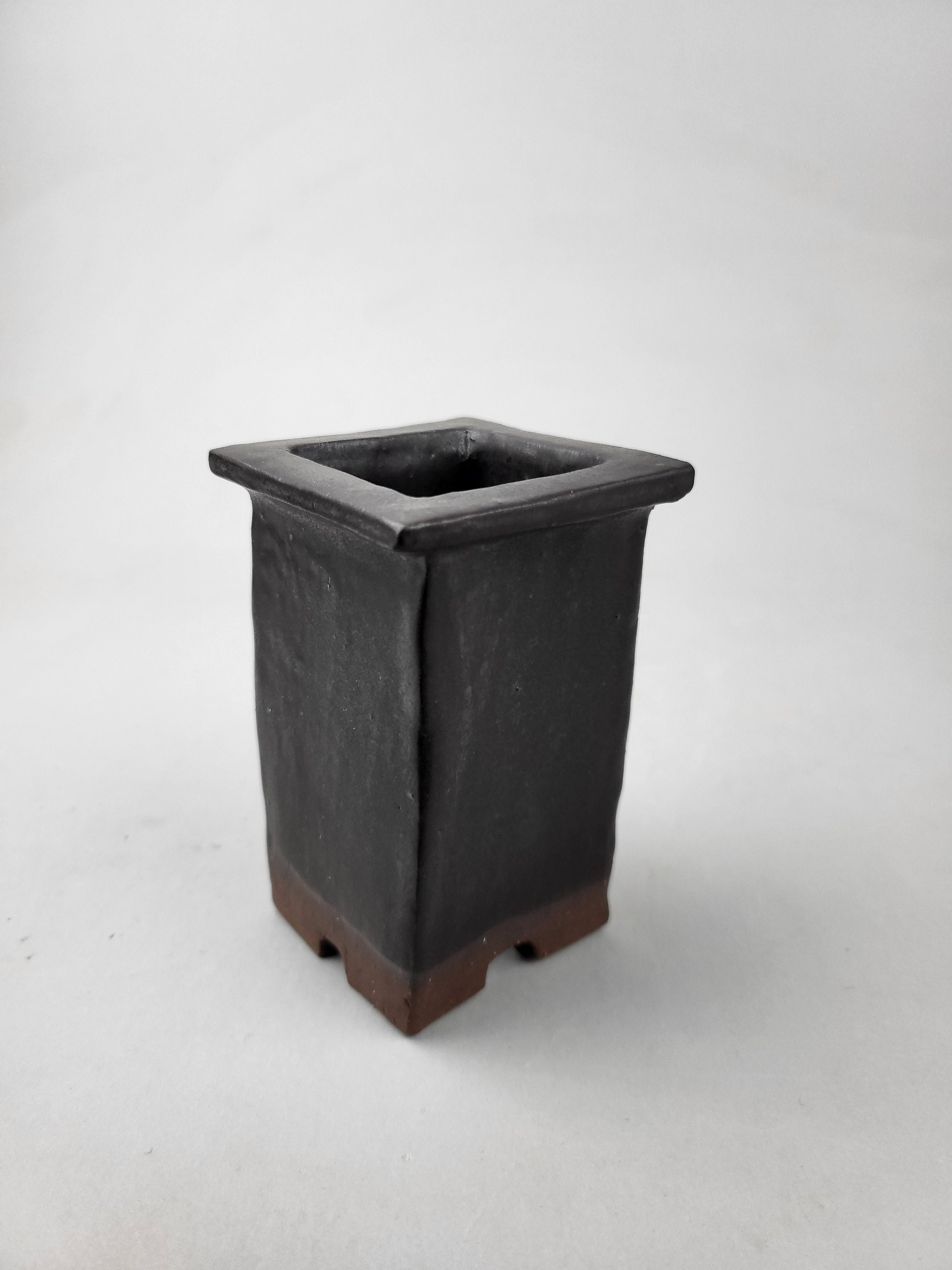 Tenmoku Glazed Cascade Pot Stoneware - Etsy