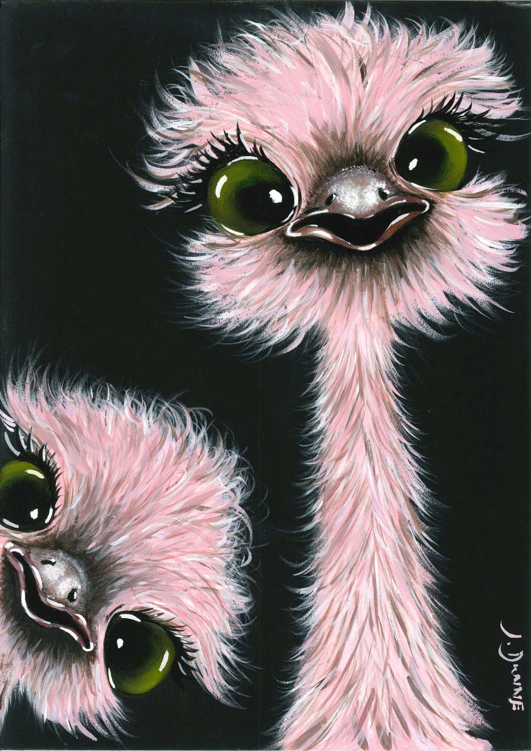 This is 'noodles & Flossy'' My Original Acrylic Painting, Available ...