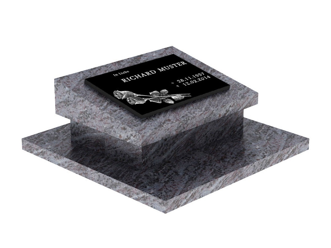 Personalized Urn Gravestone No. 26, Gravestone, Grave Decoration ...