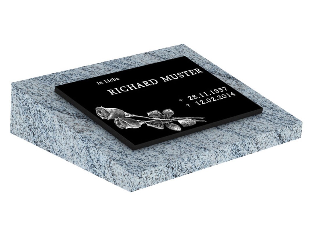 Personalisiert Urnengrabstein Nr. 19, Grabstein, Grabschmuck ...